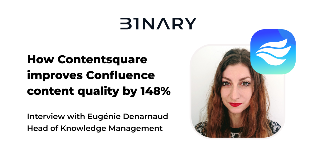 How Contentsquare improved Confluence content quality by 148 %